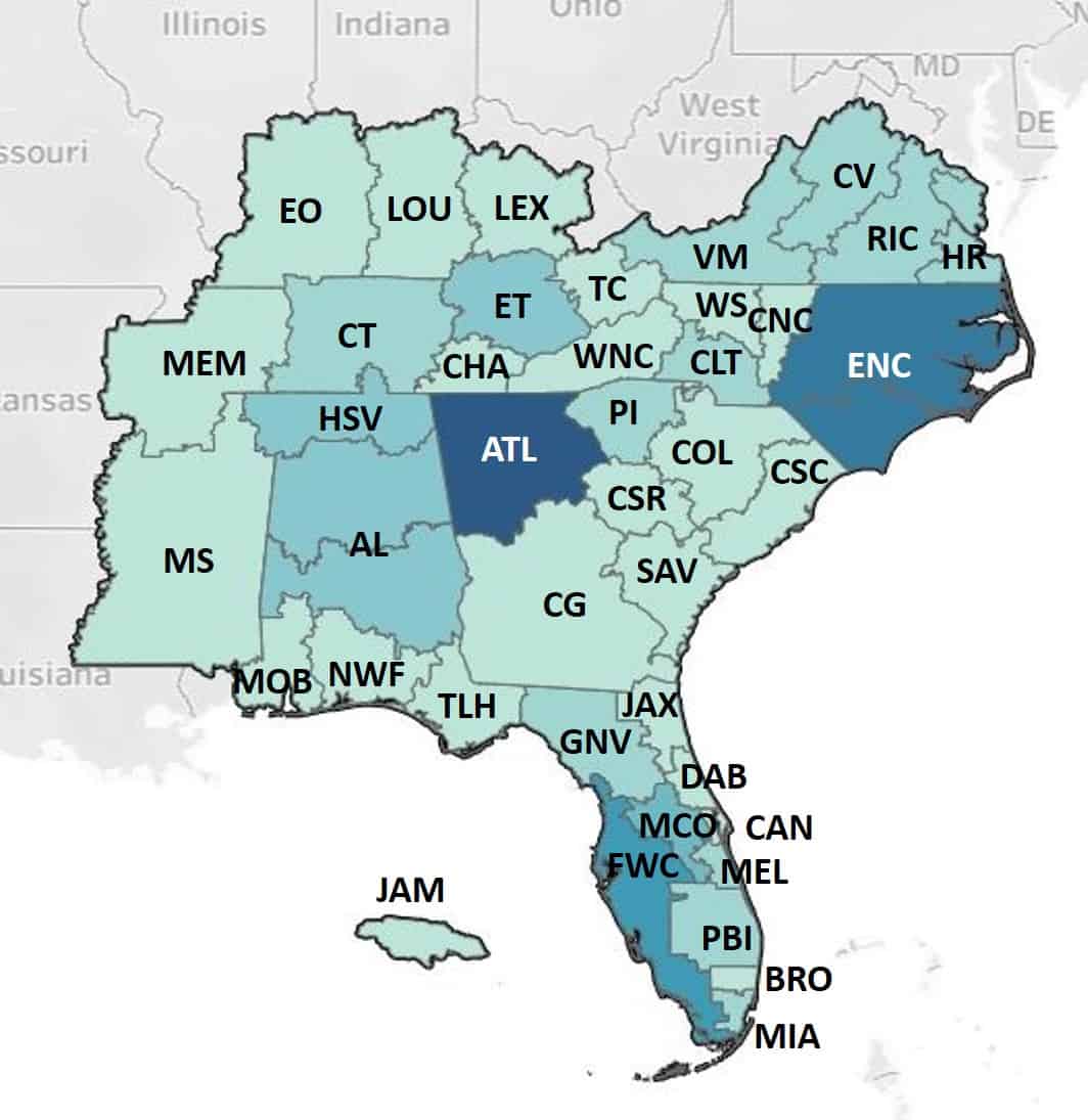 Region 3 Areas, Sections, Councils, & Branches - IEEE Region 3